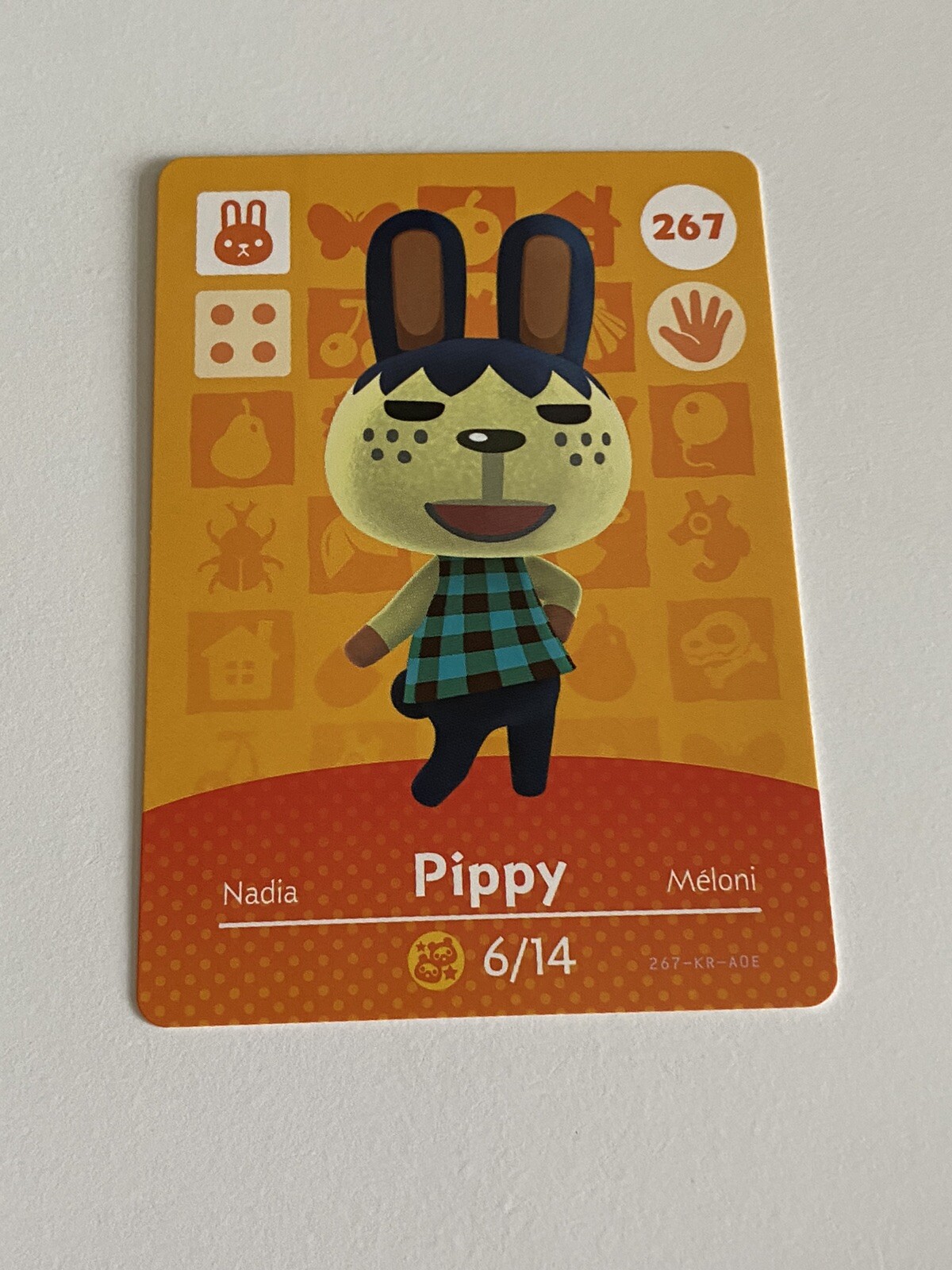 PIPPY 267 Animal Crossing Amiibo Authentic Nintendo Mint Card From ...