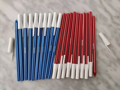 ICO Signetta Ballpoint Blue Red Stick Ball Pen - Hungary Europe Lot of ...