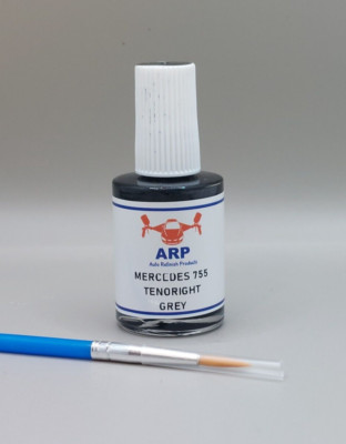 For MERCEDES CODE 755 TENORITE GREY Car Touch up Paint + Free Fine Tip ...