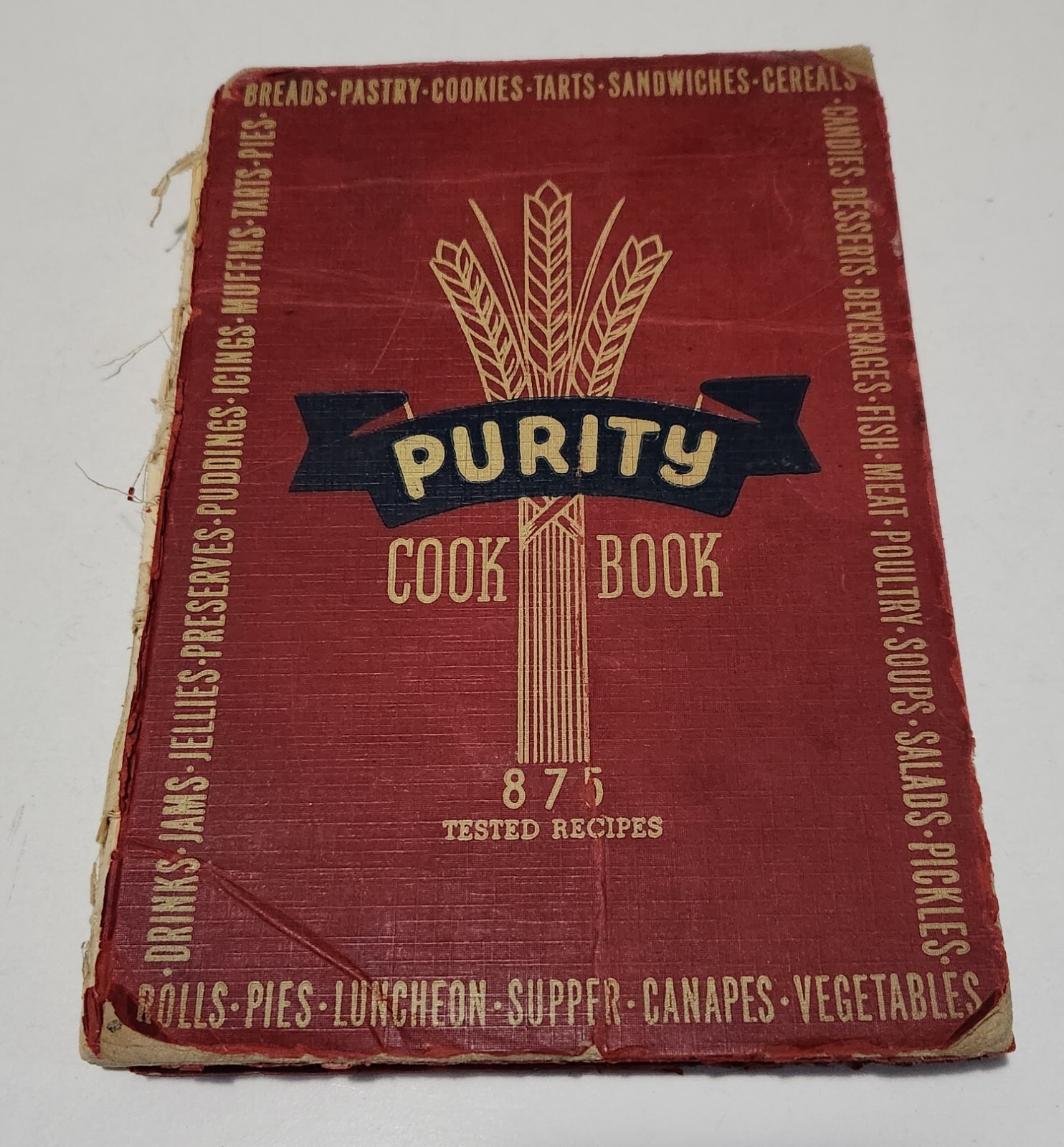 1945 PURITY COOK BOOK 875 RECIPES VINTAGE COOKBOOK | eBay
