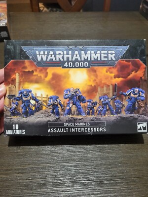 Games Workshop Warhammer 40K Assault Intercessors (Kit of 10 Miniatures ...