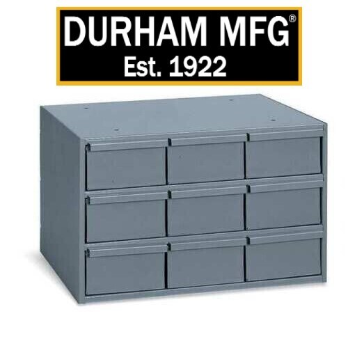 Metal 9 Drawer Hole Storage Bolt Bin Cabinet Compartment Fasteners ...
