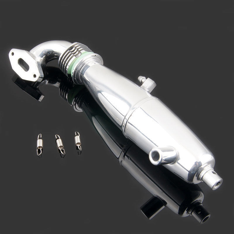 Rc Car Exhaust Pipe 1/10 Nitro Rc Car Engine Fits Lrp Picco Novarossi O ...
