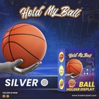 Ball Holder Wall Mount Hand Sports Basketball Soccer NFL Display | eBay