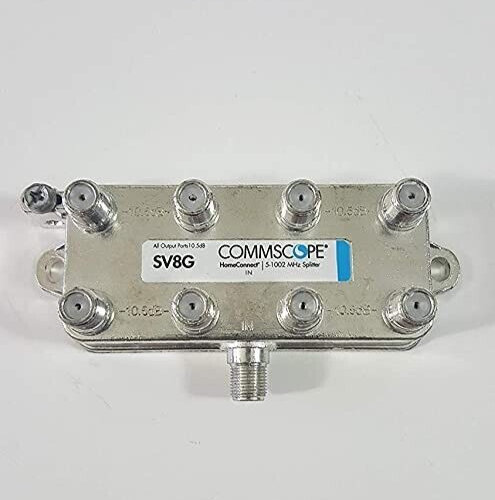 Commscope SV8G HomeConnect MoCA 8 Way Cable Antenna Splitter 10.5 dB 5 ...