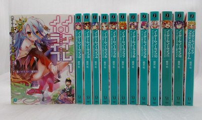 Novels NO GAME NO LIFE vol.1-12 & Practical War Game 13Book Japan ...