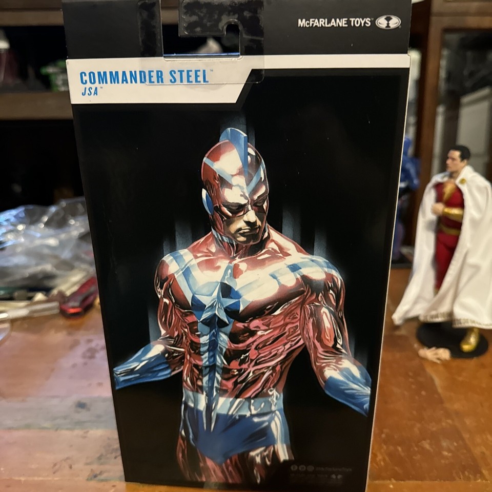 McFarlane Toys JSA Commander Steel DC Multiverse Gold Label Figure NEW ...