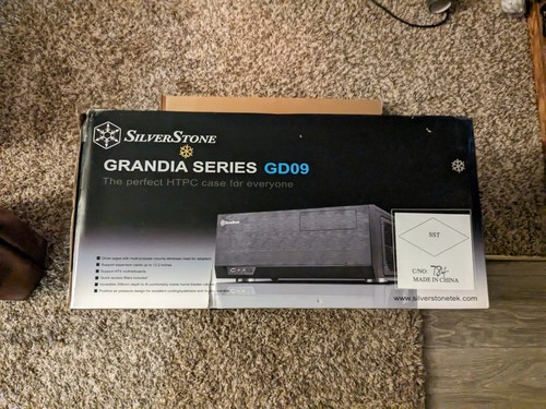 SilverStone Grandia GD09 home theatre HTPC computer case! Black! With ...