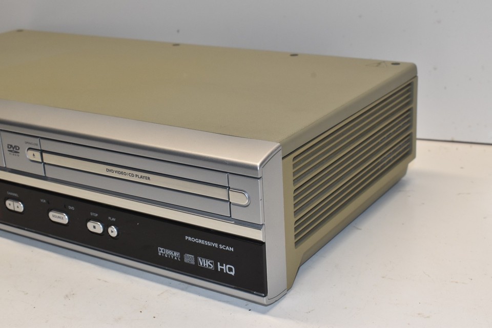 Philips VCR DVD/CD Combo Player VHS Recorder DVP3050V 4 Head Hi-Fi No ...
