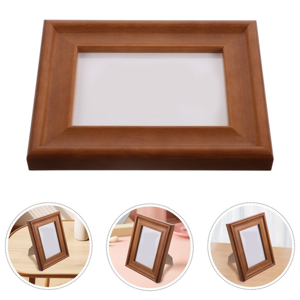 Wooden Photo Frame Tabletop Display Picture Frames for Desk Decoration ...