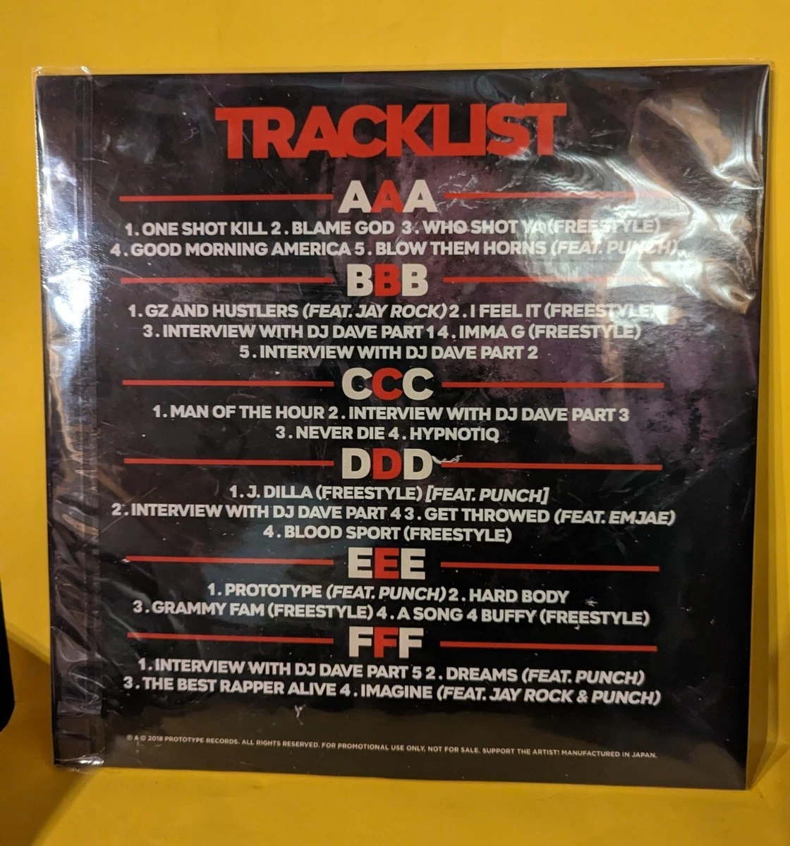Kendrick Lamar Training Day Tracklist