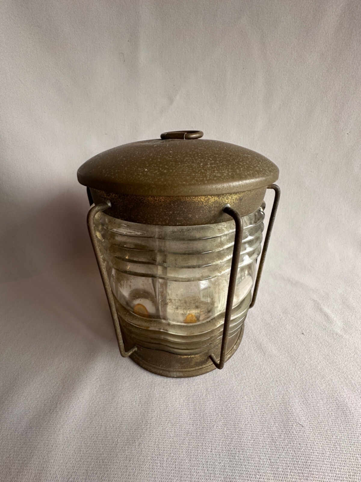 Antique Brass Ship Lamp Humidor Pipe Tobacco | eBay