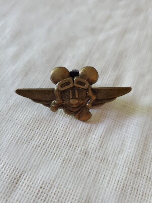 2012 Disney Aviator Mickey Mouse Wings Pin Bronze | eBay
