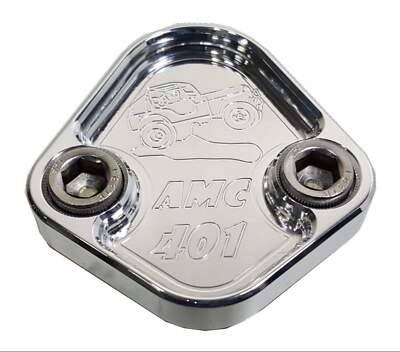 Fuel Pump Block Off Plate Fits Jeep AMC 401 Engines Billet Aluminum ...