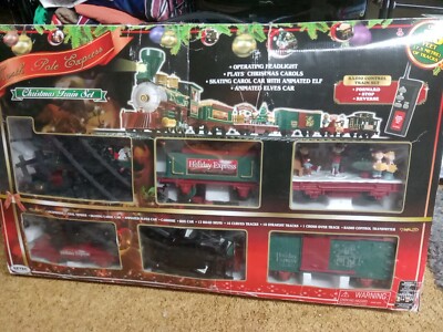 Ez tec North pole Radio Control express christmas train set(Tested)25 ...