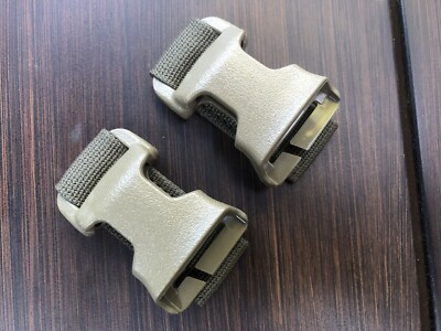 SwiftKit Chest Rig Tactical MOLLE Connector Clips. Ranger Green/TN ...