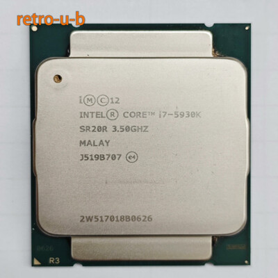 Intel Core i7-5930K FCLGA2011 CPU Processor 3.5GHz 6C/12T 15MB | eBay ...