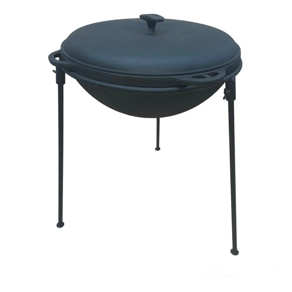 cast iron tripod for 6-30 L Kazan WOK Deep Pan Pilaf Lagman Uzbek ...