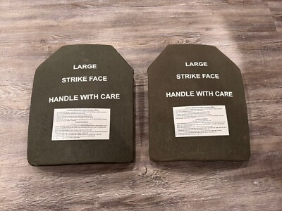 Military Army Tactical Surplus Large Strike Face Ballistic Plates | eBay