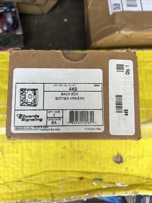EDWARDS SIGNALING 449 weatherproof box NEW!! | eBay