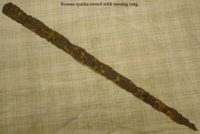 Ancient Roman Spatha sword blade weapon Iron legionary cavalry gladius ...