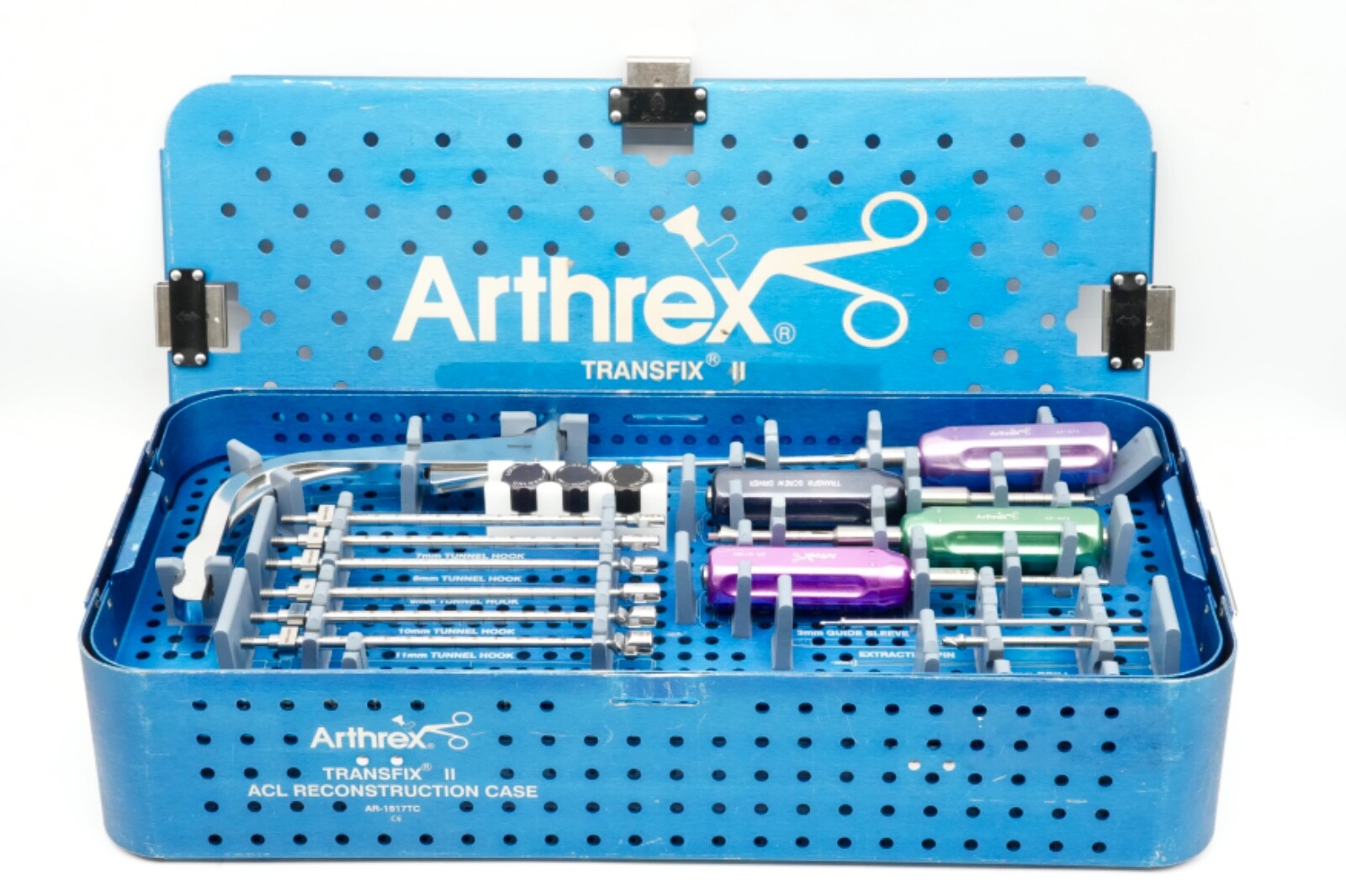 Arthrex TRANSFIX II ACL Reconstruction Set AR-1817TS with Instruments ...