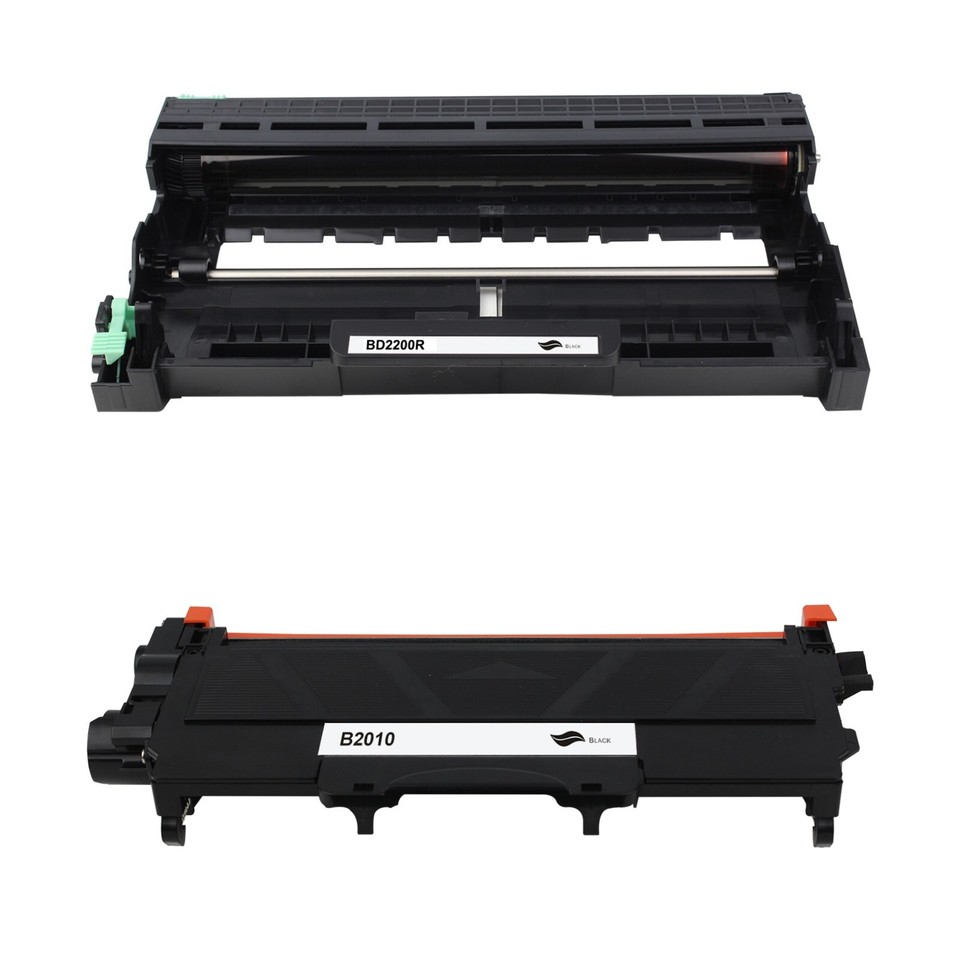 Toner and Drum Fits Brother DCP-7055W TN2010 Cartridge DR2200 Drum ...