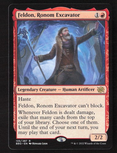 Feldon, Ronom Excavator The Brothers' War #135 Rare | eBay