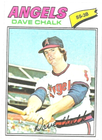 1977 Topps Dave Chalk 315 Anaheim Angels Baseball Card | eBay