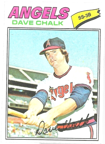 1977 Topps Dave Chalk 315 Anaheim Angels Baseball Card | eBay