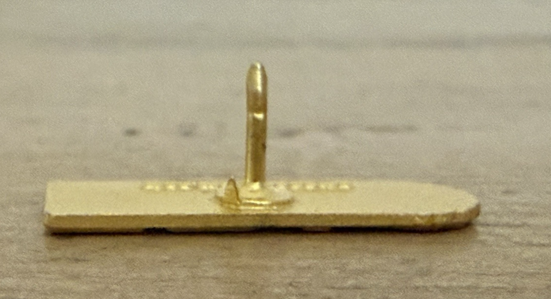 FBI Bar Lapel Pin Emblem Gold Toned Gman | eBay