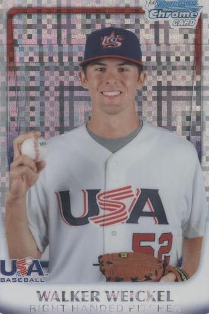 2011 Bowman Chrome - USA 18u National Team Refractors Walker Weickel ...