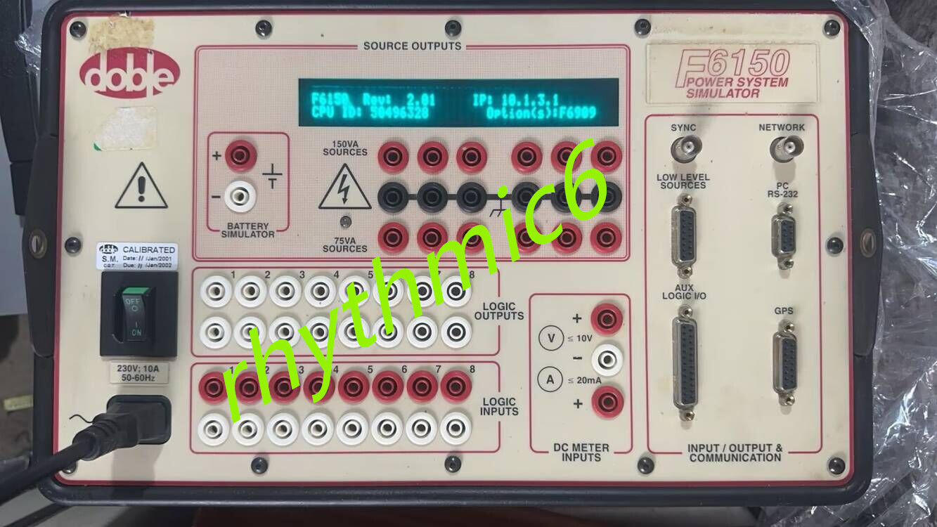 Used DOBLE F6150 Power System Simulator Tested In Good DOBLE F6150 | eBay