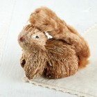 Silver Glitter Accented Natural Sisal Sitting Squirrel | eBay