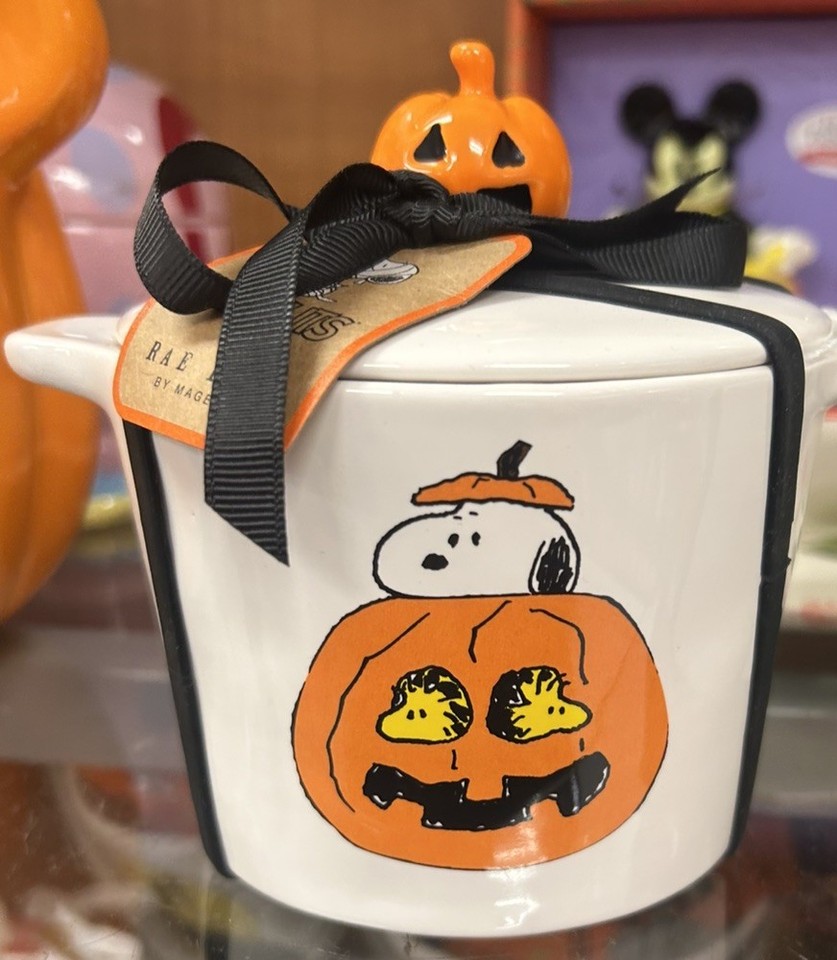 Halloween Peanuts Raw Dunn Snoopy Baking Dish 3.5x5.75 | eBay