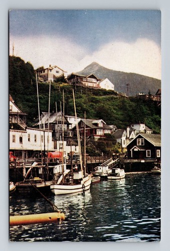 Ketchikan AK-Alaska, Fishing and Port Center, Largest Town, Vintage ...
