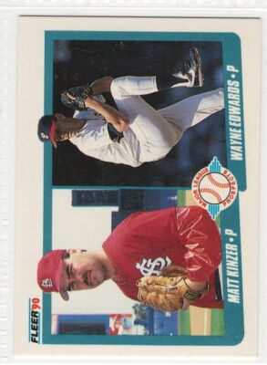 1990 Fleer #652 Matt Kinzer | Wayne Edwards Rookie Card RC | eBay