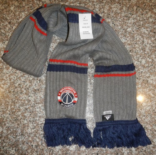 Washington Wizards NBA Basketball Gray Winter Scarf by adidas | eBay