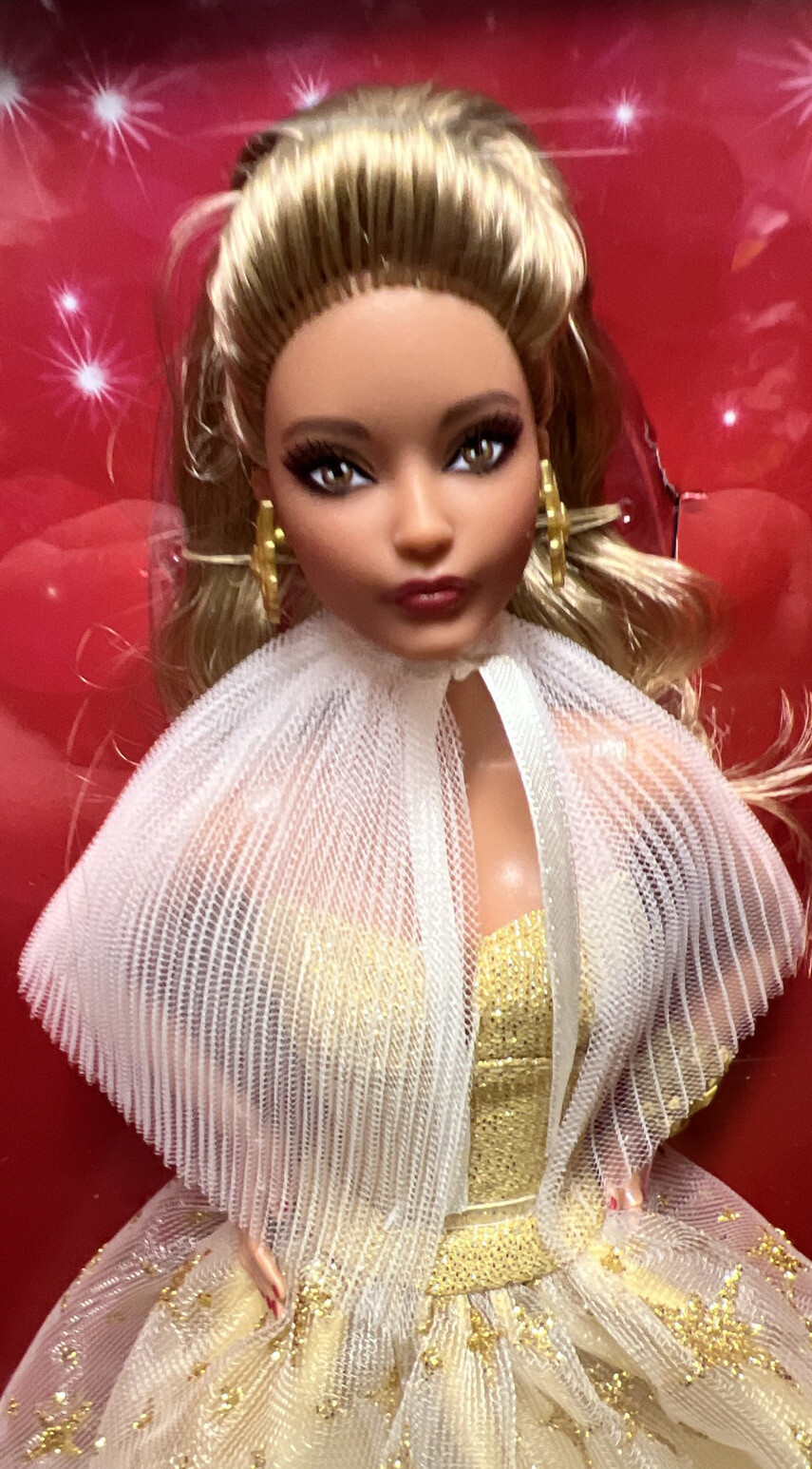 Barbie Holiday 2023 Signature Collector - Darker blonde Barbie | eBay