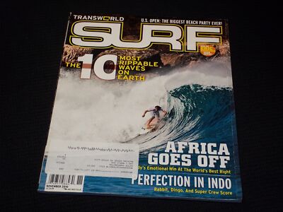 2010 NOVEMBER TRANSWORLD SURF MAGAZINE - NICE SURFING COVER - L 18257 ...