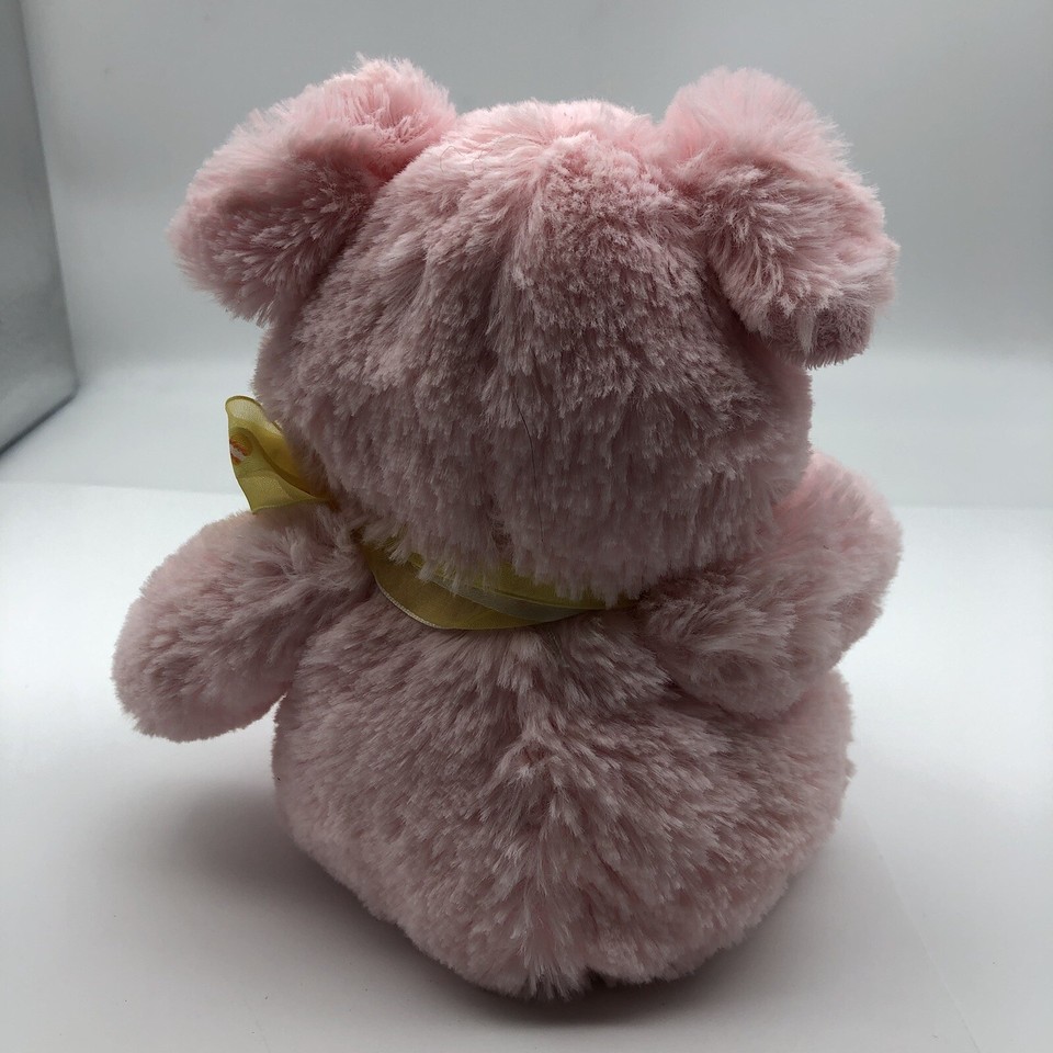 Hug Fun International Pink Pig with Catapillar Plush Super Soft Stuffed ...