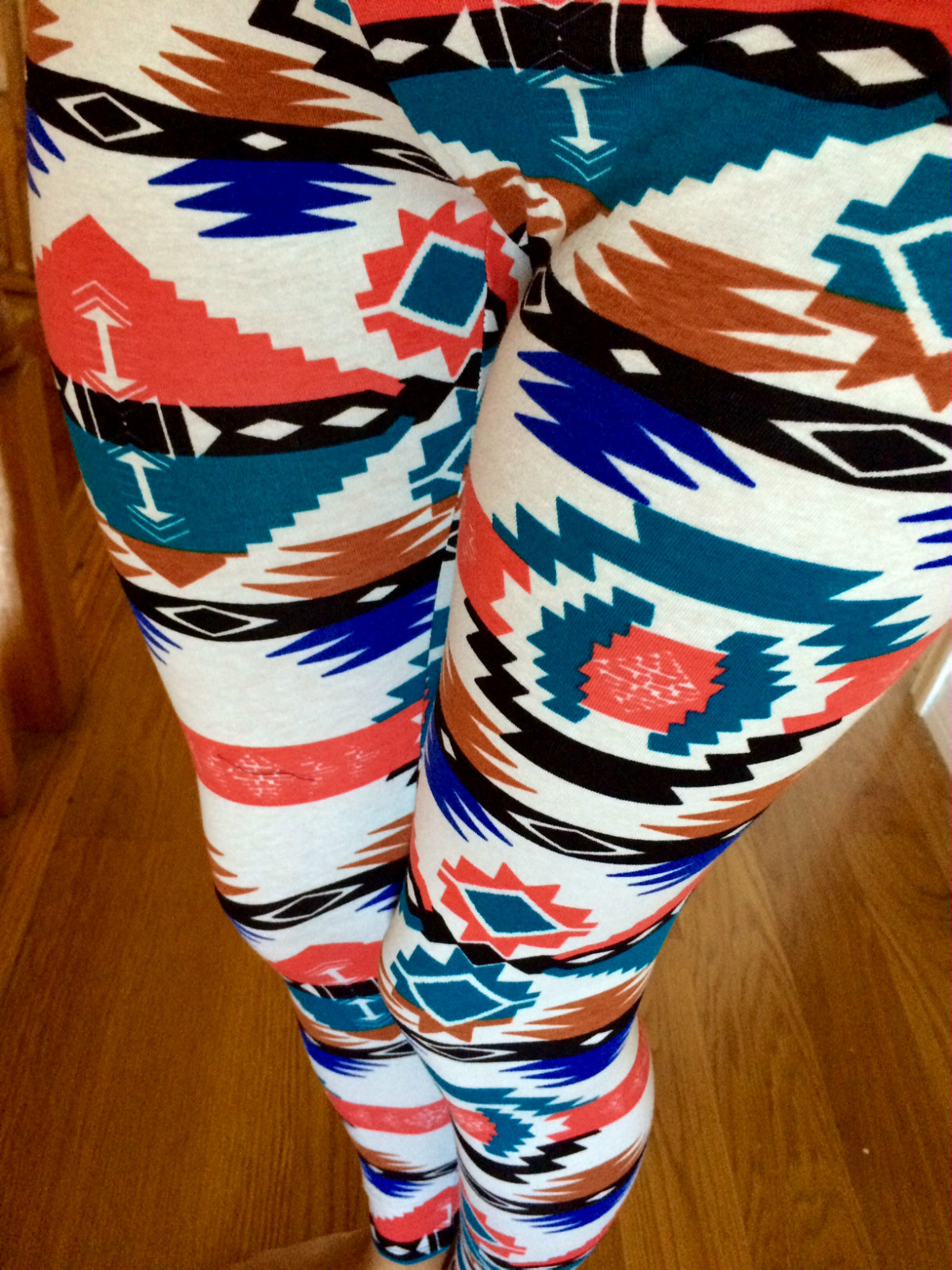 JADE CORAL Western AZTEC TRIBAL leggings pant Cotton Juniors S M L | eBay