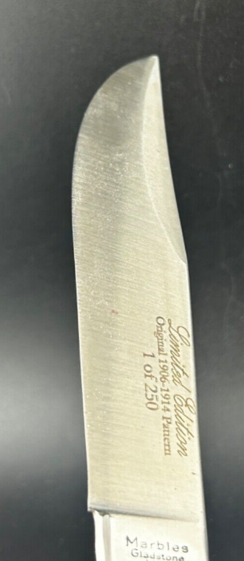 MARBLE'S Expert 1906-1914 Pattern LIMITED EDITION KNIFE 1 of 250 USA ...