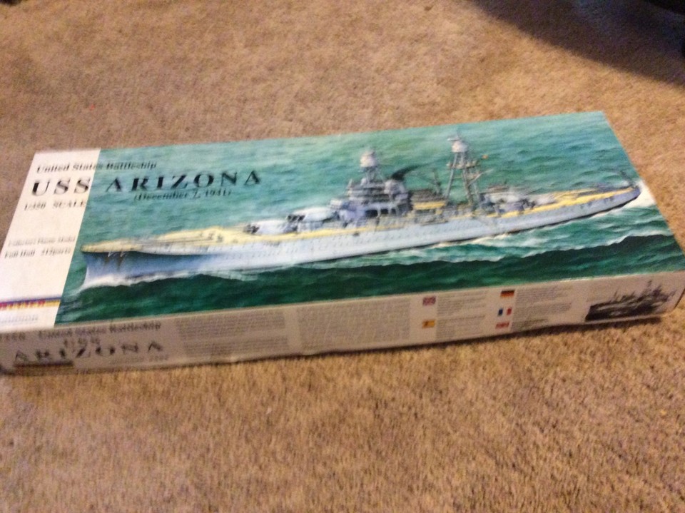 Banner Models USS Arizona United States Battleship 1/350 NIB Model Kit ...