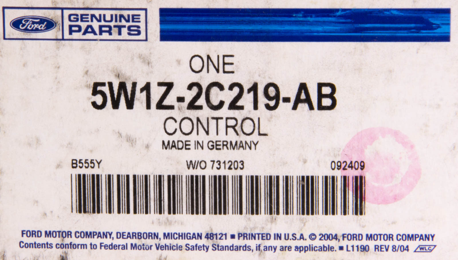 OEM NEW 05-08 Ford Crown Victoria ABS Brake Control Module 5W1Z2C219AB ...