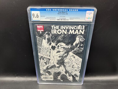 2006 Marvel Comics Invincible Iron Man #7 CGC 9.6 WHITE Pages | eBay