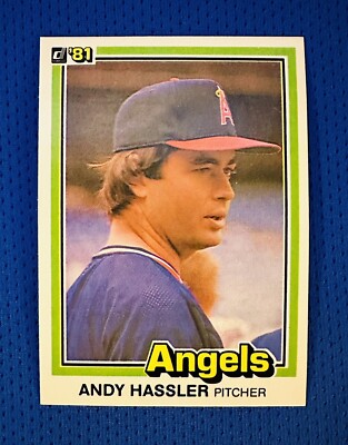 1981 DONRUSS #581 ANDY HASSLER CALIFORNIA ANGELS NM-MT BETTER TEXAS ...