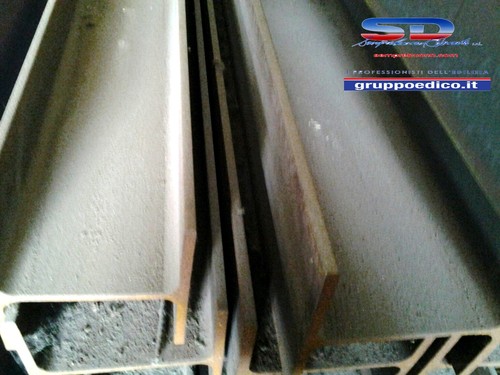 TRAVI TRAVE IN FERRO PIATTABANDA PUTRELLA HEA 180 AD ALI LARGHE ...