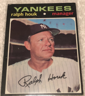 1971 Topps Baseball Card #146 Ralph Houk NY Yankees MGR | eBay