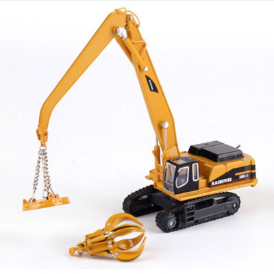 Material Handler Crane Construction Vehicle Diecast Metal Model Toys 1/ ...